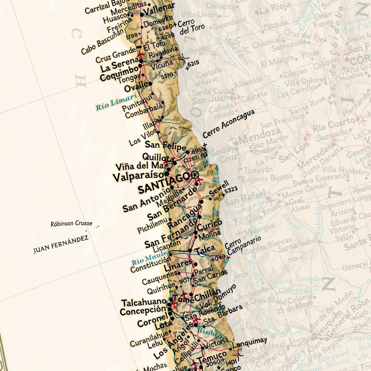 Mapas de Chile — Mappin