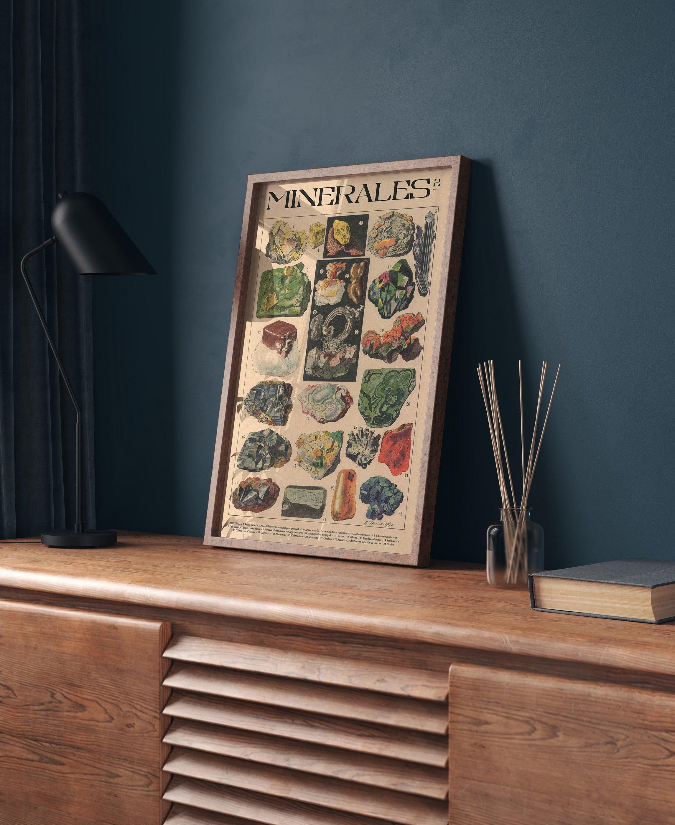 Póster Minerales II - Lámina — Mappin