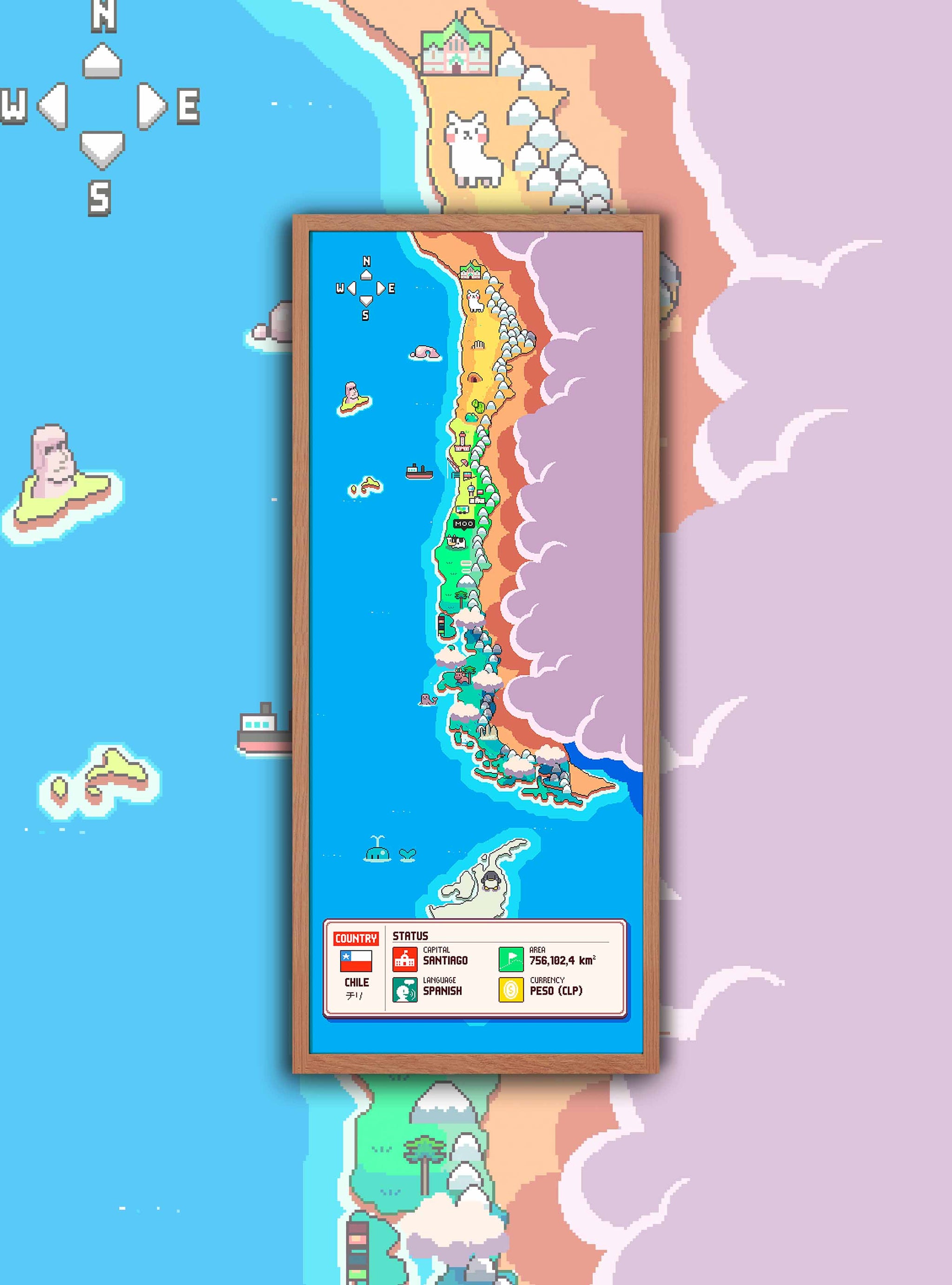 Mapas de Chile: Ilustrados — Mappin