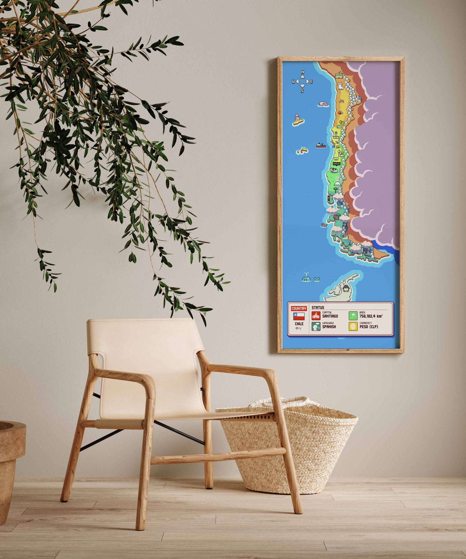 Mapas de Chile: Ilustrados — Mappin