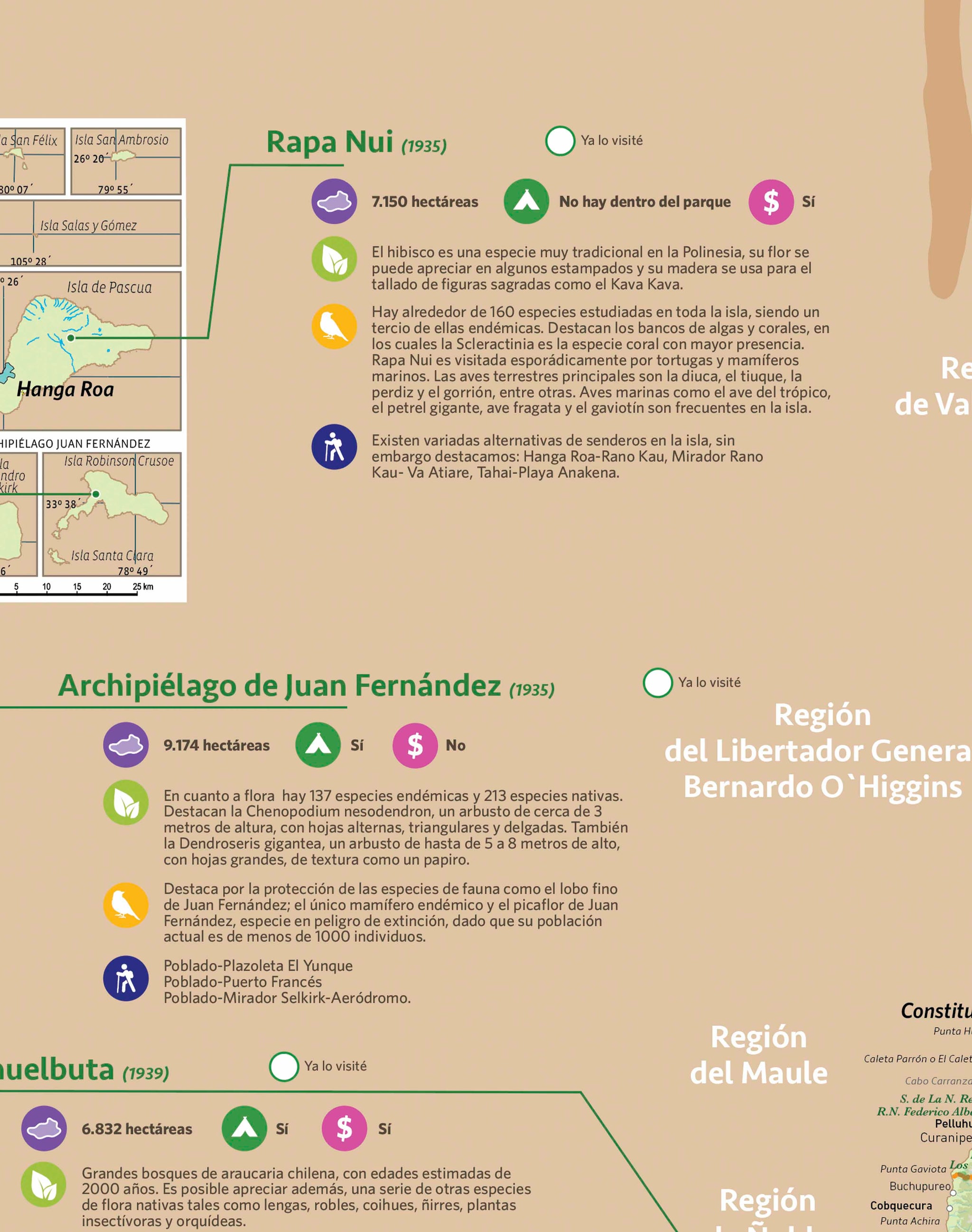 Mapas de Chile: Actualizados — Mappin