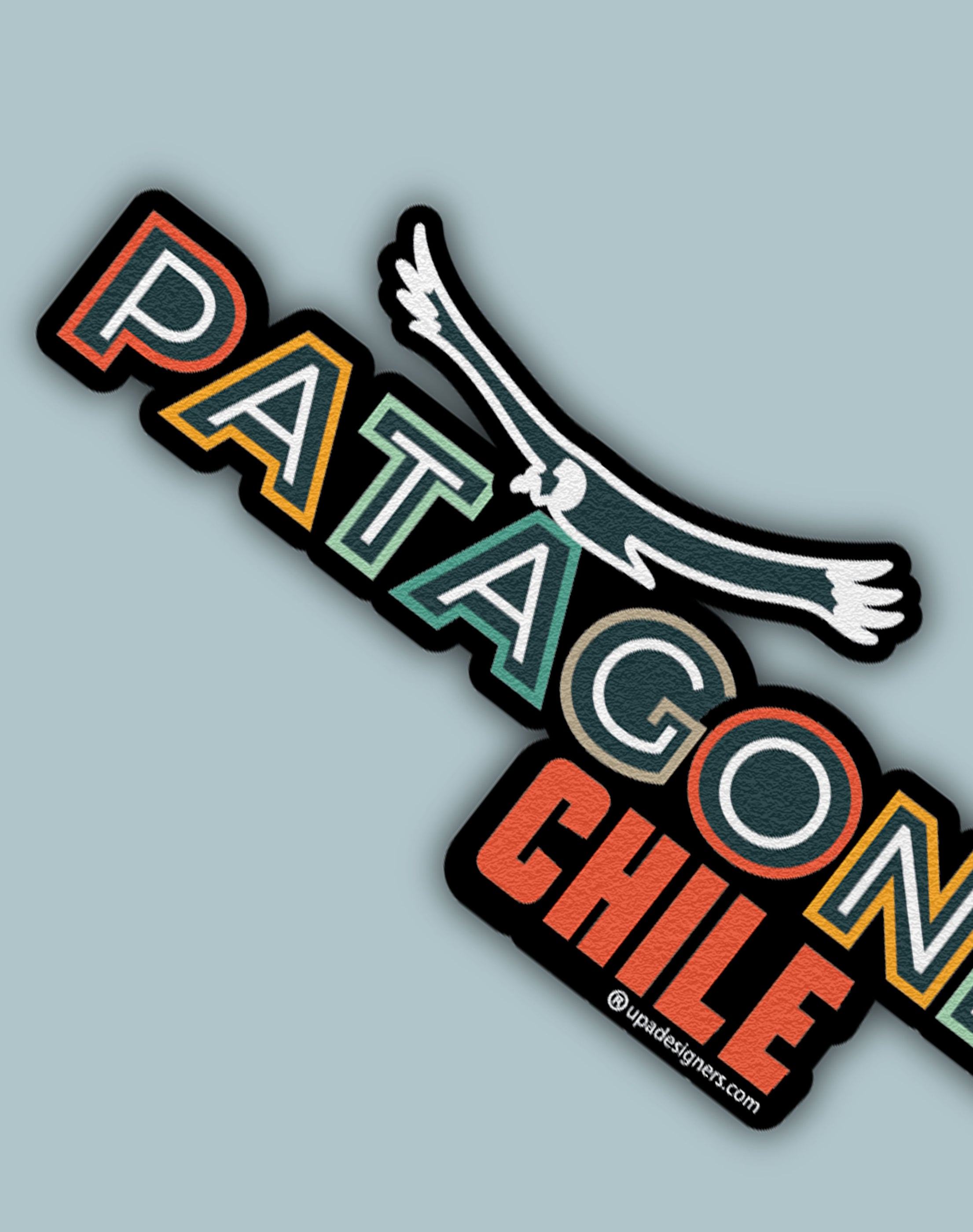 Sticker Patagonia Chile — Mappin