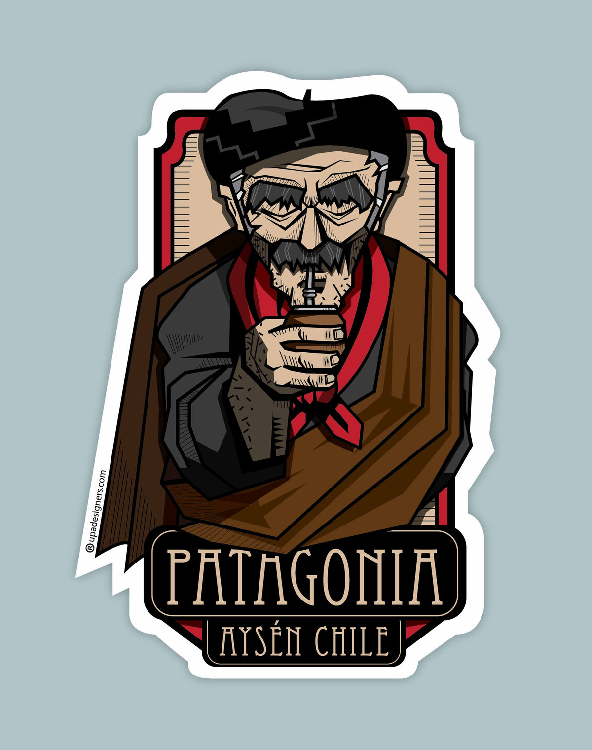 Sticker Gaucho Patagonia — Mappin