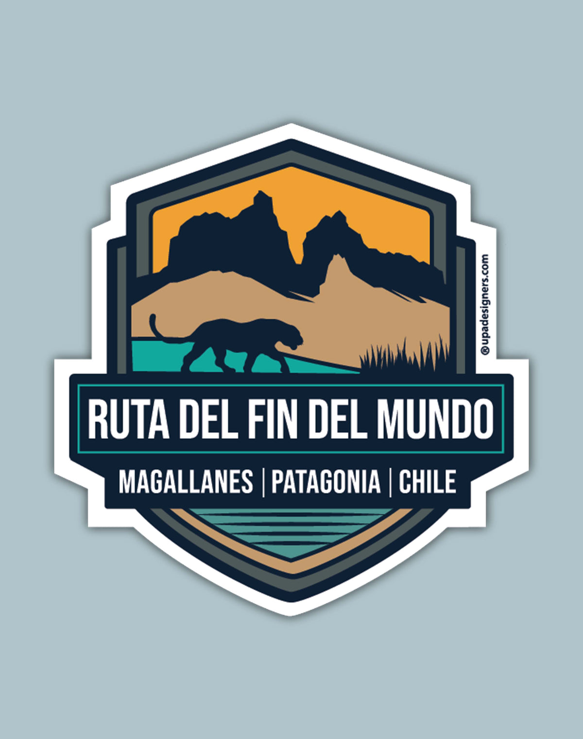 Sticker Ruta Fin Del Mundo — Mappin