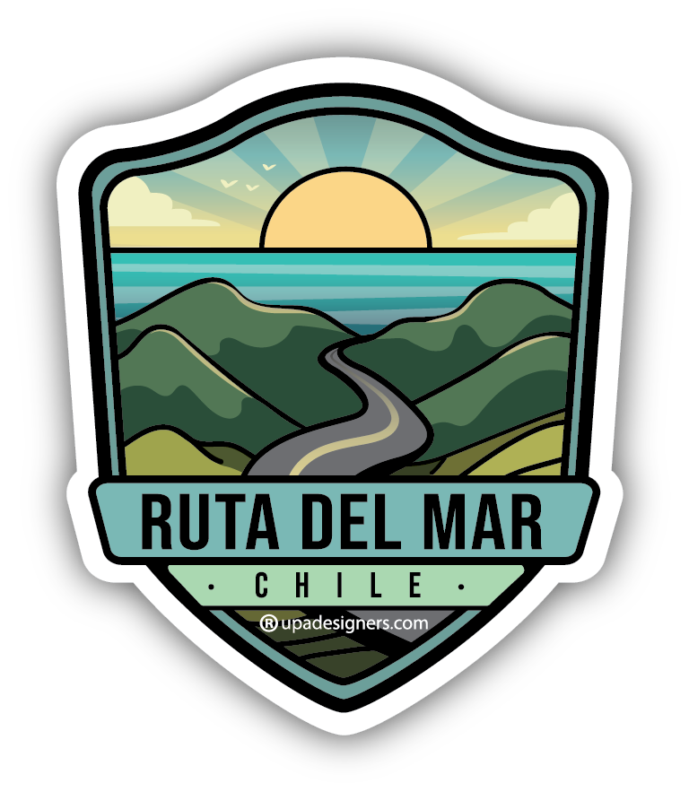 Sticker Ruta del Mar — Mappin