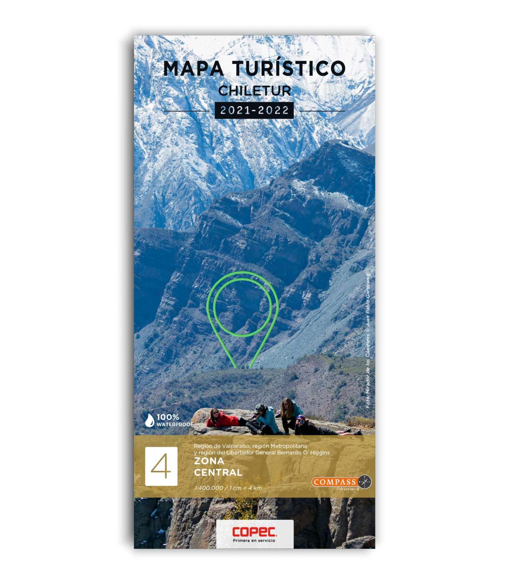 Zona Central - Mapa Turístico Chiletur — Mappin