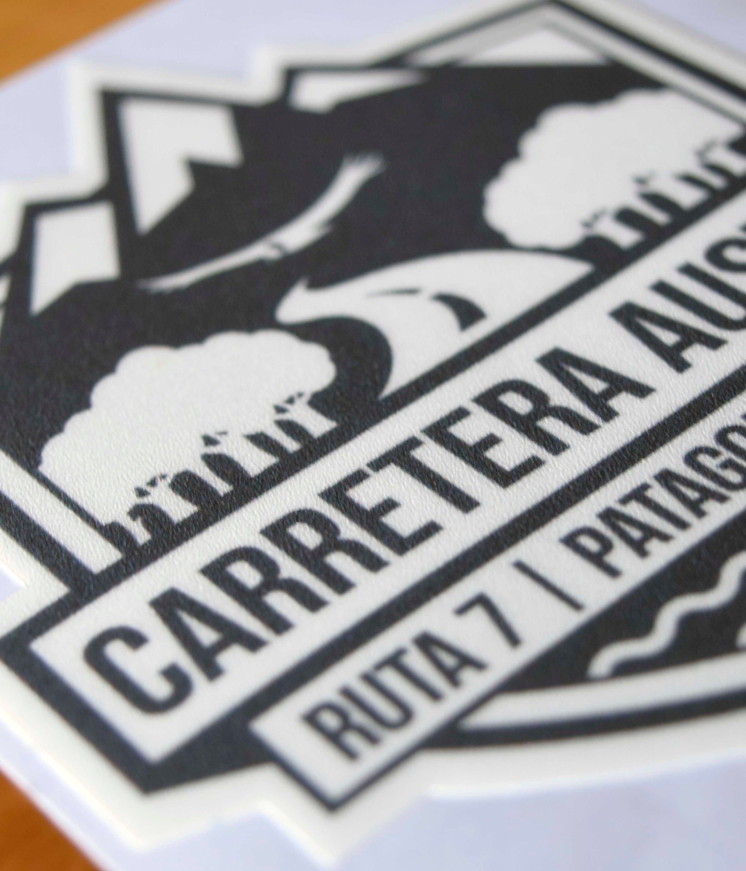 Sticker Ruta 7 Carretera Austral — Mappin