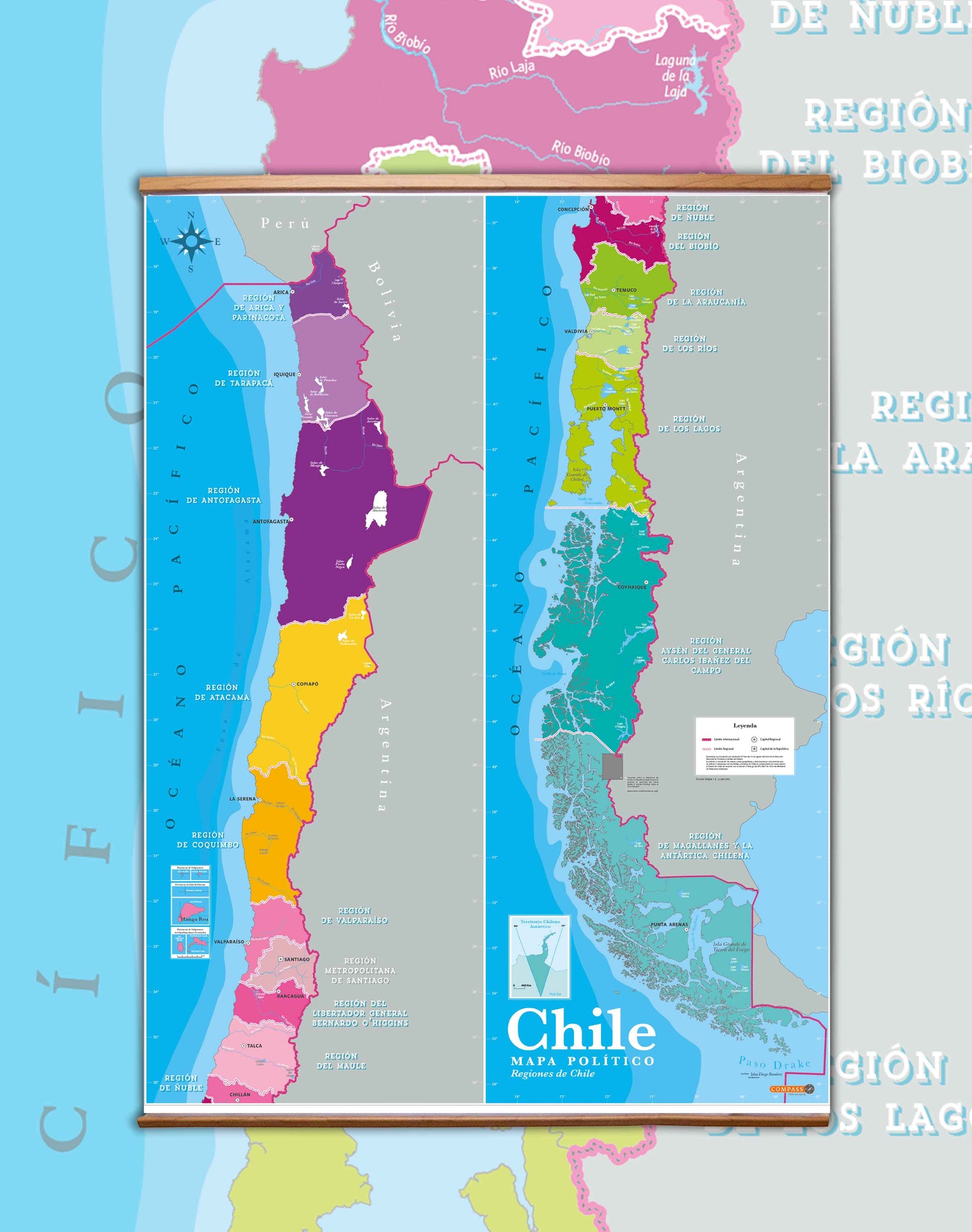 Mapas de Chile: Actualizados — Mappin