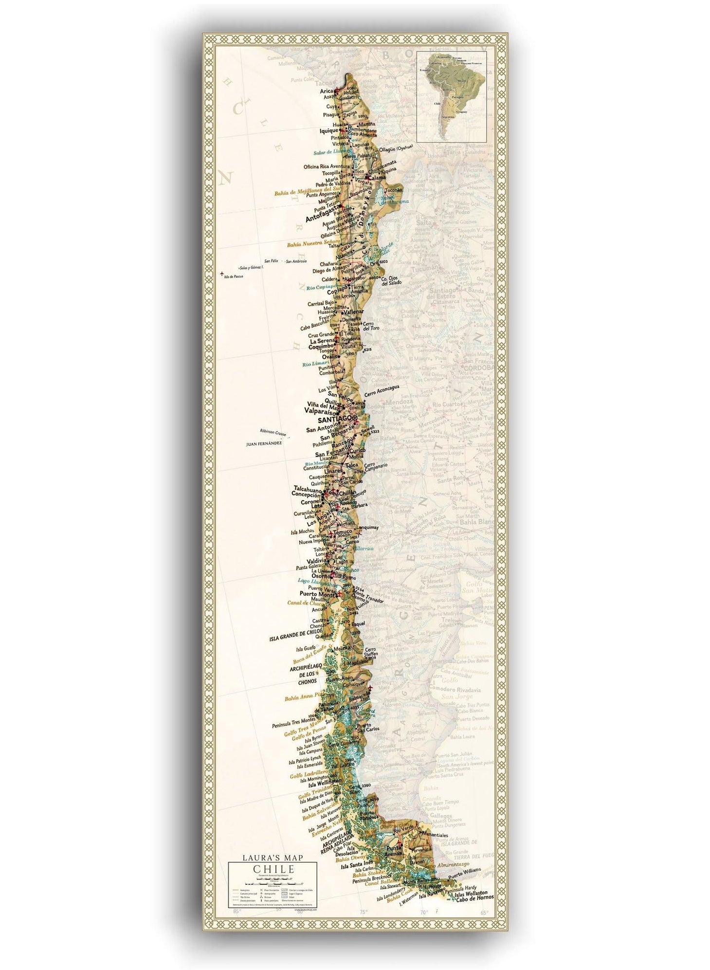 Mapas de Chile: Actualizados — Mappin
