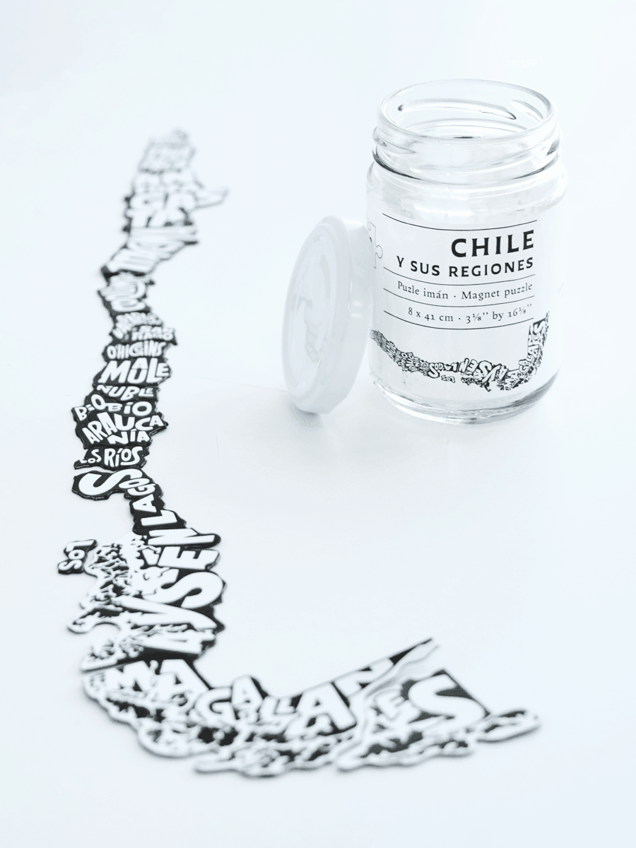 Magnet Puzzle of Chile in Regions – Mappin