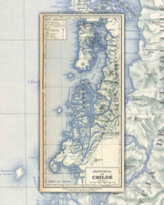 Mapa de Chiloé en 1903 - Lámina — Mappin