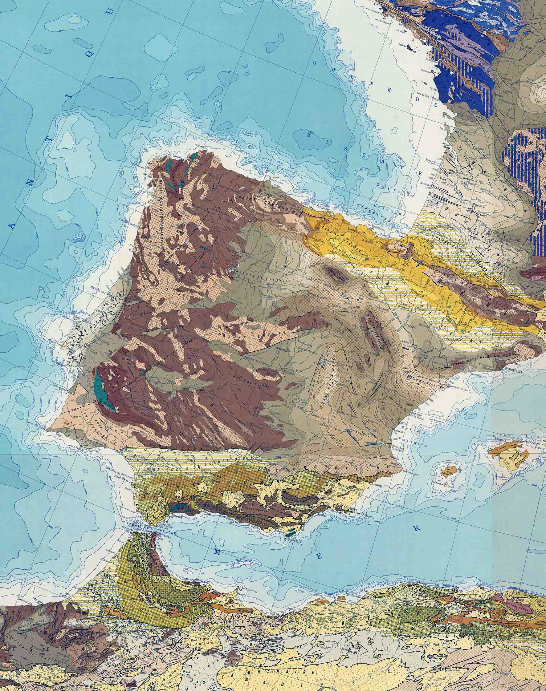 Geological Map of Europe - Print – Mappin