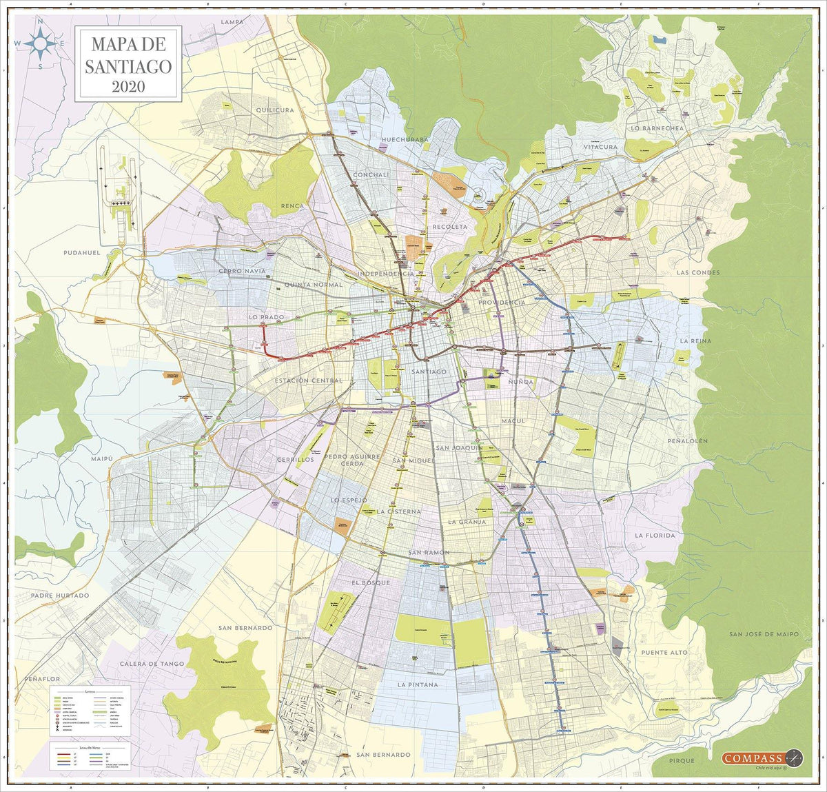 Urban Santiago 2023 - (Choose Format) – Mappin