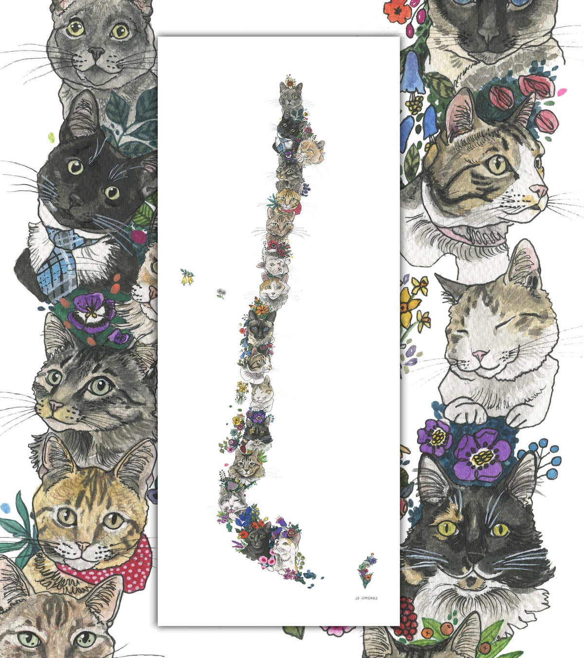 Mapa de Gatos - Lámina — Mappin