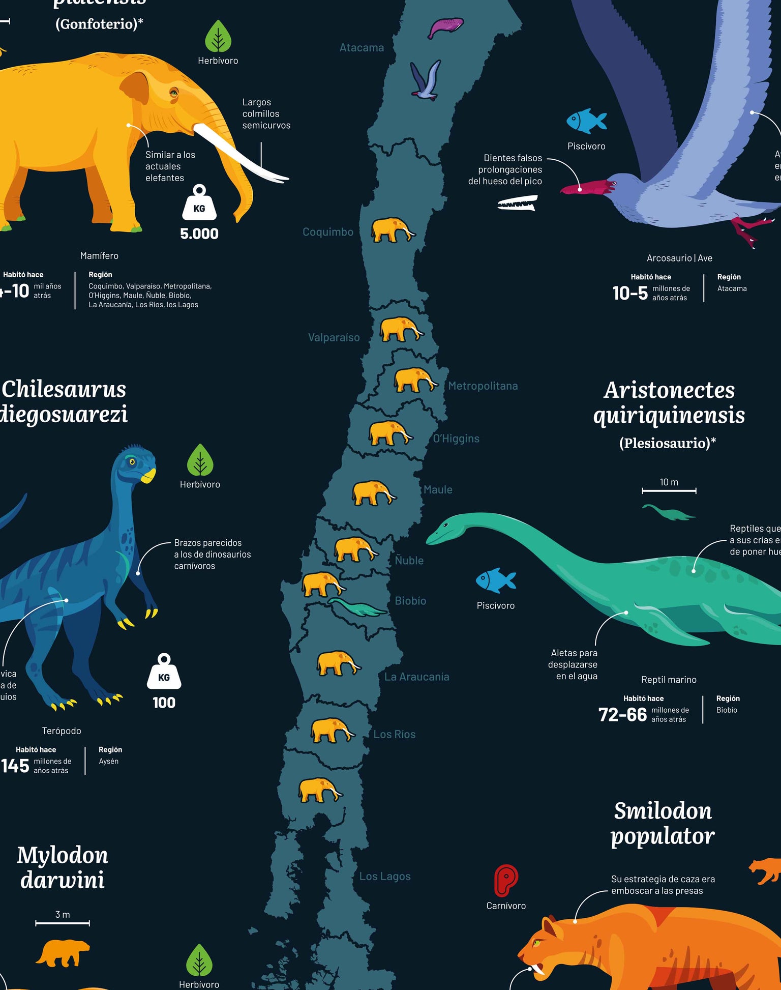 Mapas de Chile: Actualizados — Mappin