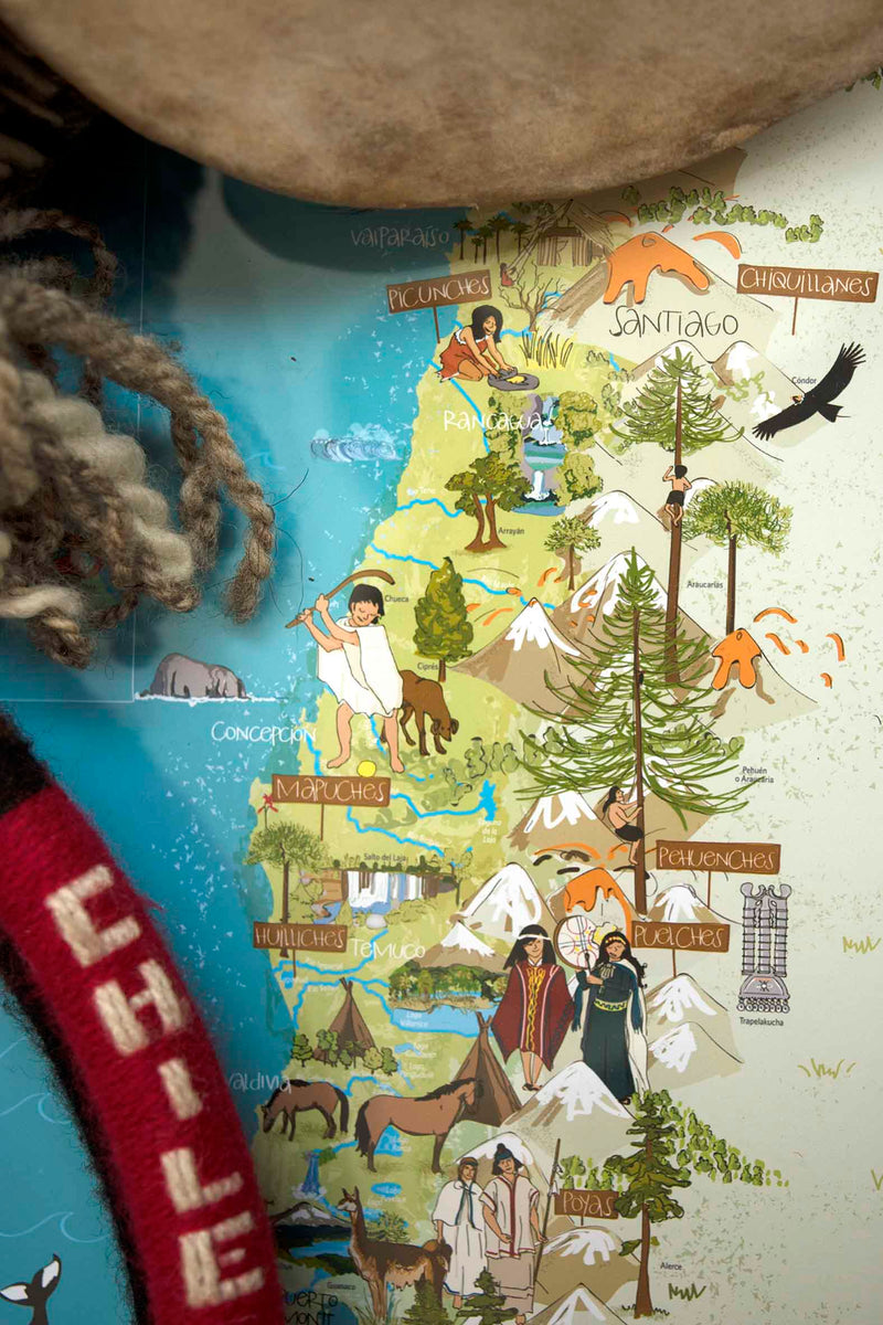 Original Peoples of Chile - Art Print – Mappin