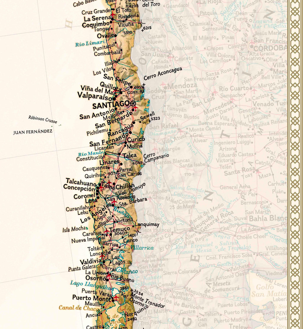 Mapas de Chile: Actualizados — Mappin
