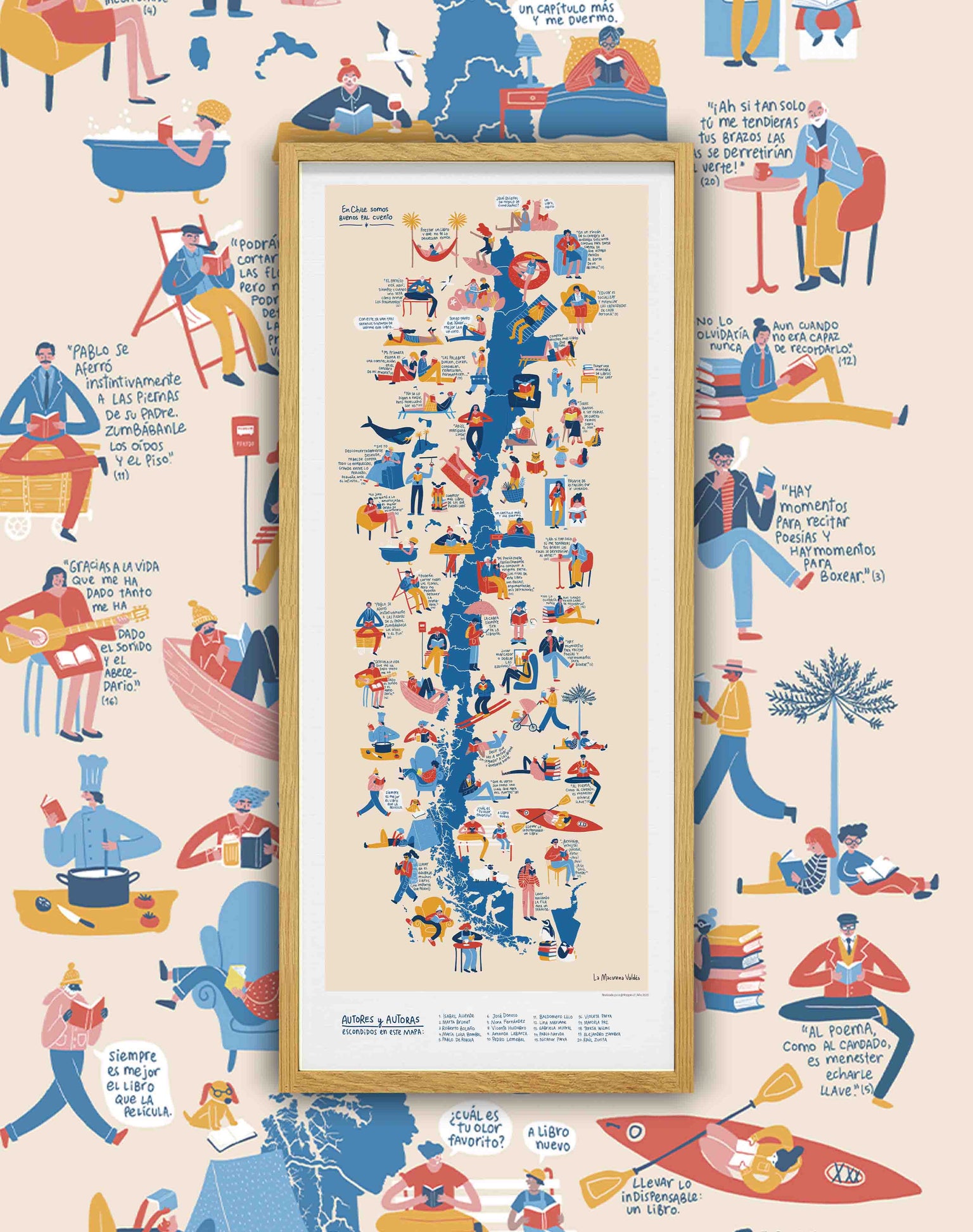 Mapas de Chile: Ilustrados — Mappin