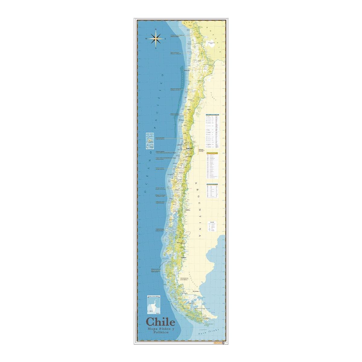 Mapa De Chile Información E Imágenes Con Mapas De CHILE Político,